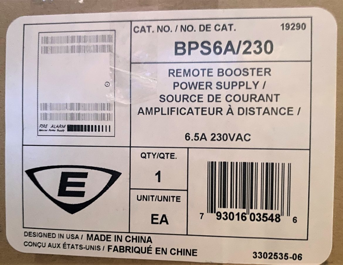 EDWARDS – Remote Booster Power Supplies Mod: BPS6A/230 – Rosil Shop